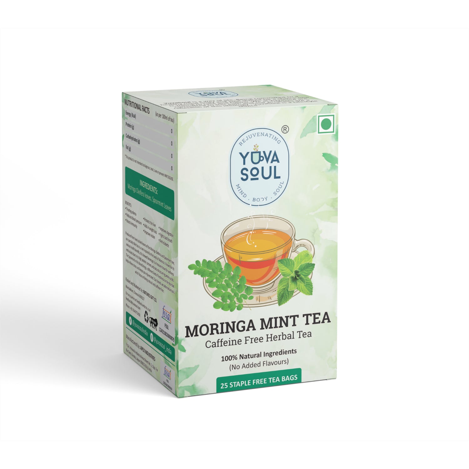 Moringa Mint Tea Bags – Yuva Soul